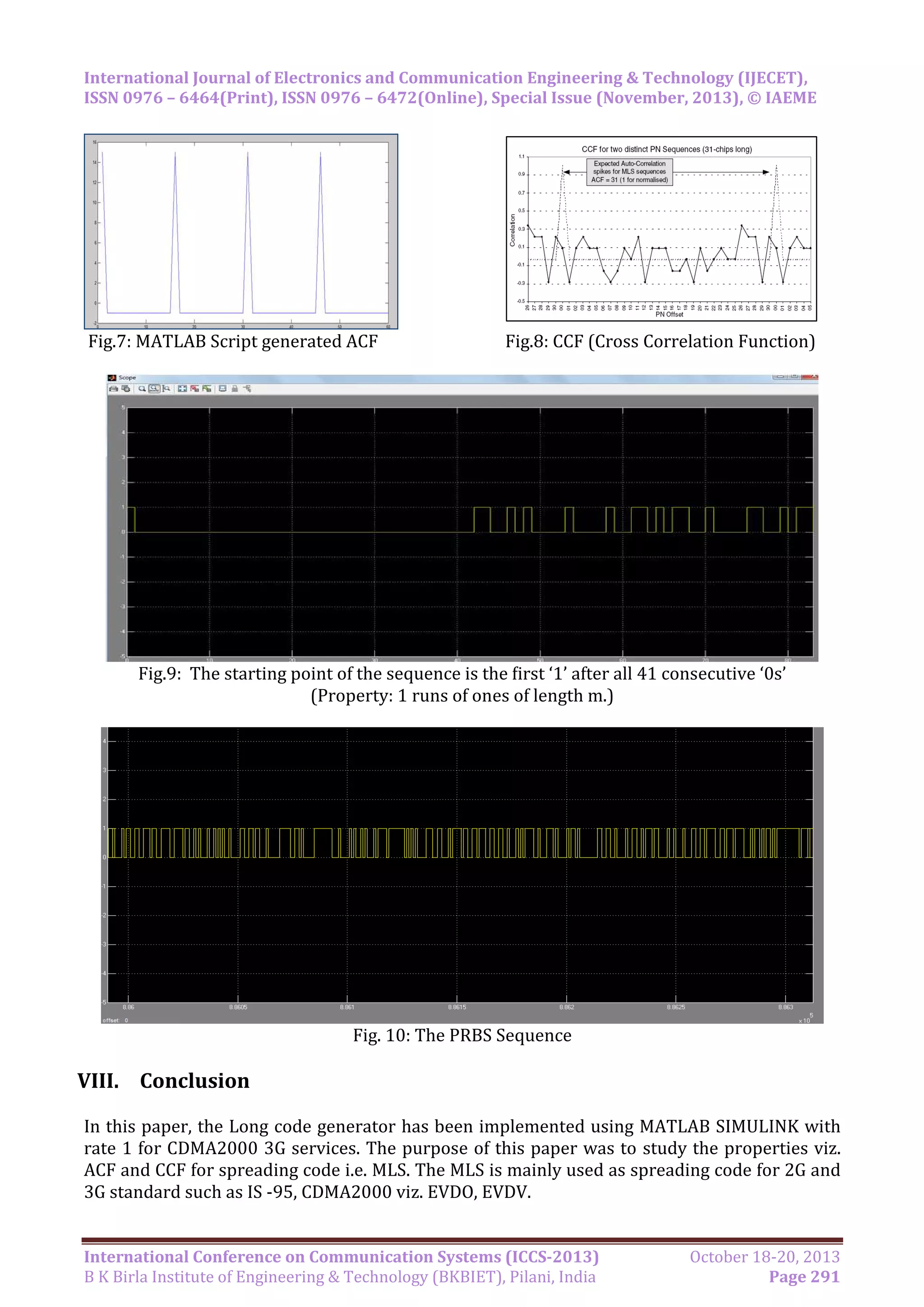 Implementation of maximal length sequences for | PDF