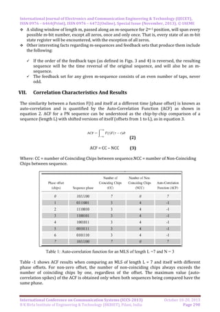 Implementation of maximal length sequences for | PDF | Programming Languages | Computing