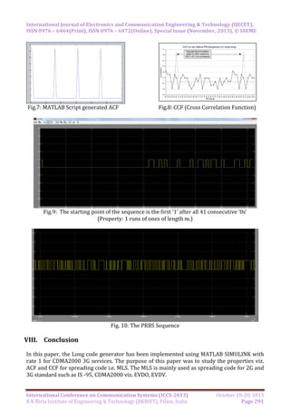 Implementation of maximal length sequences for | PDF | Programming Languages | Computing