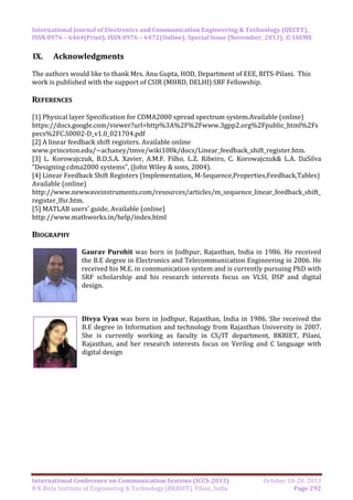 Implementation of maximal length sequences for | PDF | Programming ...