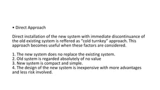 Implementation of MIS and its methods | PPT