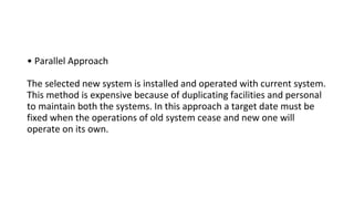 Implementation of MIS and its methods | PPT
