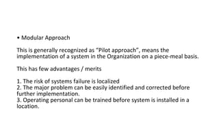 Implementation of MIS and its methods | PPT