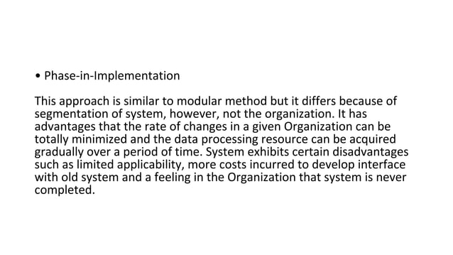 Implementation of MIS and its methods | PPT | Computer Software and ...