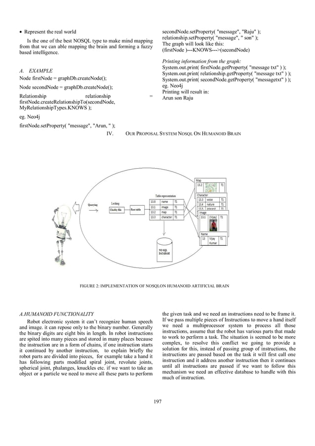 Implementation Of Nosql For Robotics Pdf Databases Computer