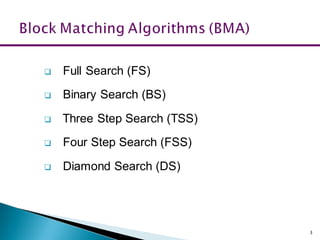 Implementation of optimized diamond search algorithm | PDF