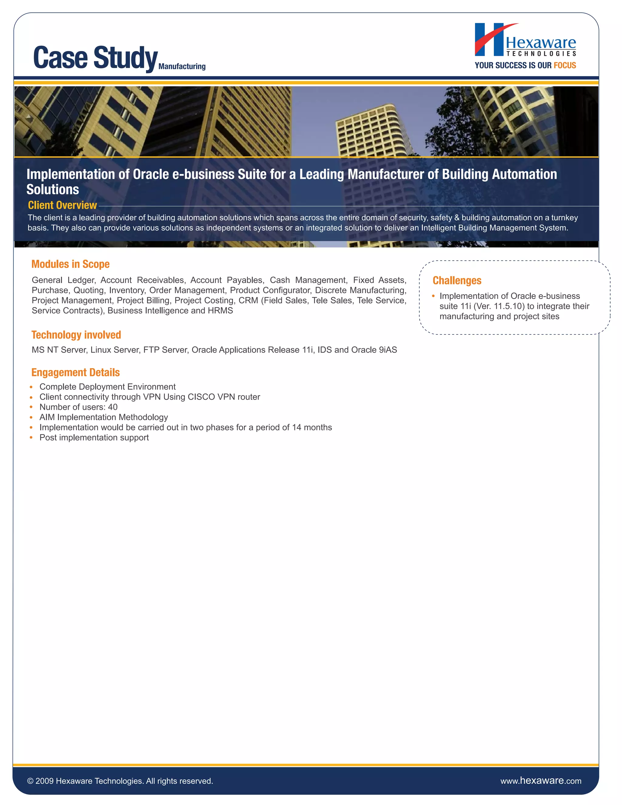 Implementation Of Oracle E Business Suite Pdf Computing Technology And Computing