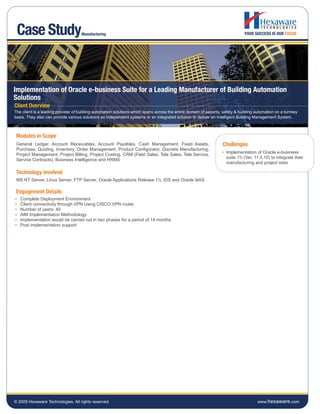 Implementation of oracle e business suite | PDF | Computing ...