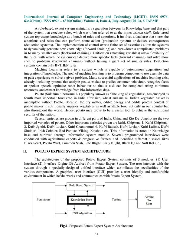 Implementation Of Particle Swarm Optimization Pso Algorithm On Potato 5764