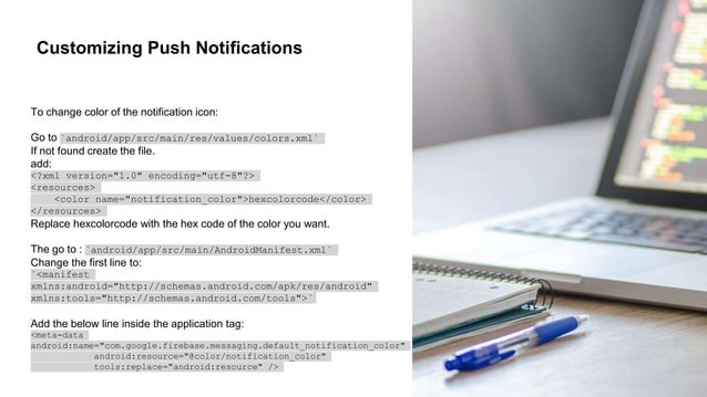 Implementation of Push Notification in React Native Android app using Firebase.pptx