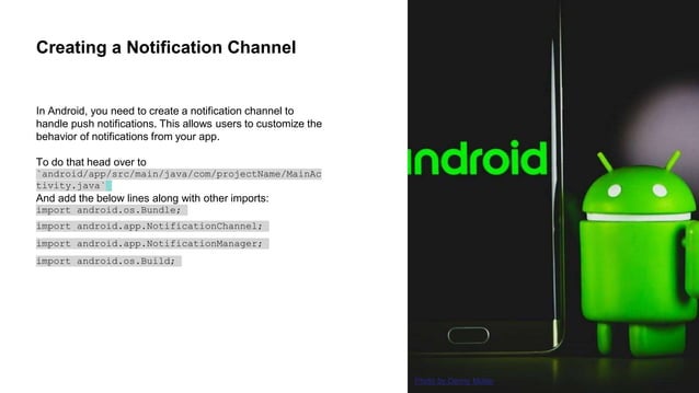 Implementation of Push Notification in React Native Android app using Firebase.pptx