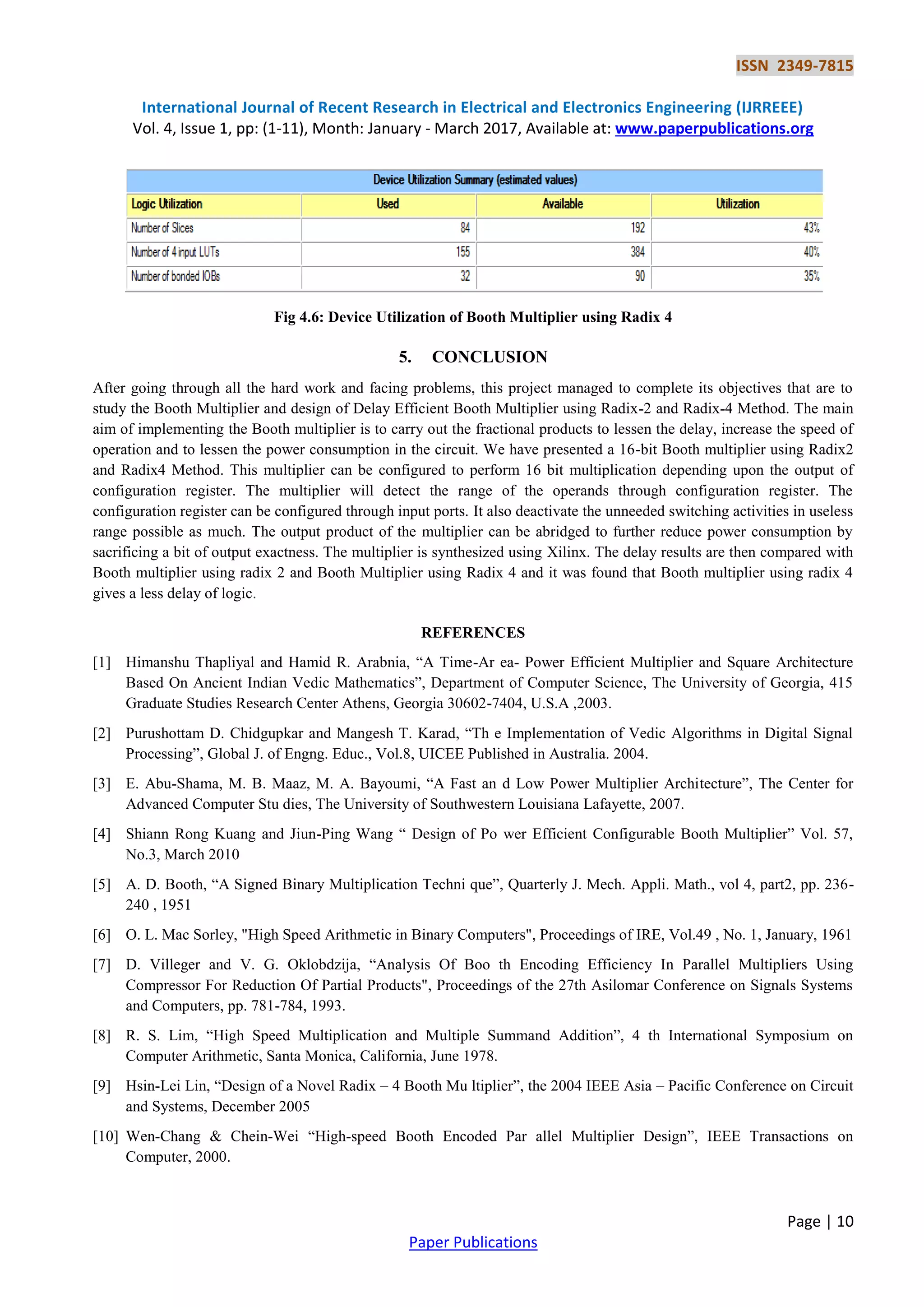 Implementation Of Radix 4 Booth Multiplier By Vhdl Pdf Computer Software And Applications