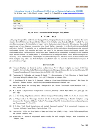 Implementation of Radix-4 Booth Multiplier by VHDL | PDF