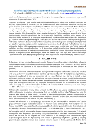 Implementation of Radix-4 Booth Multiplier by VHDL | PDF