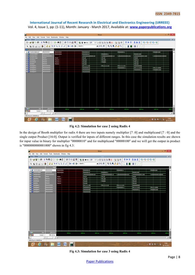 Implementation Of Radix 4 Booth Multiplier By Vhdl Pdf Computer