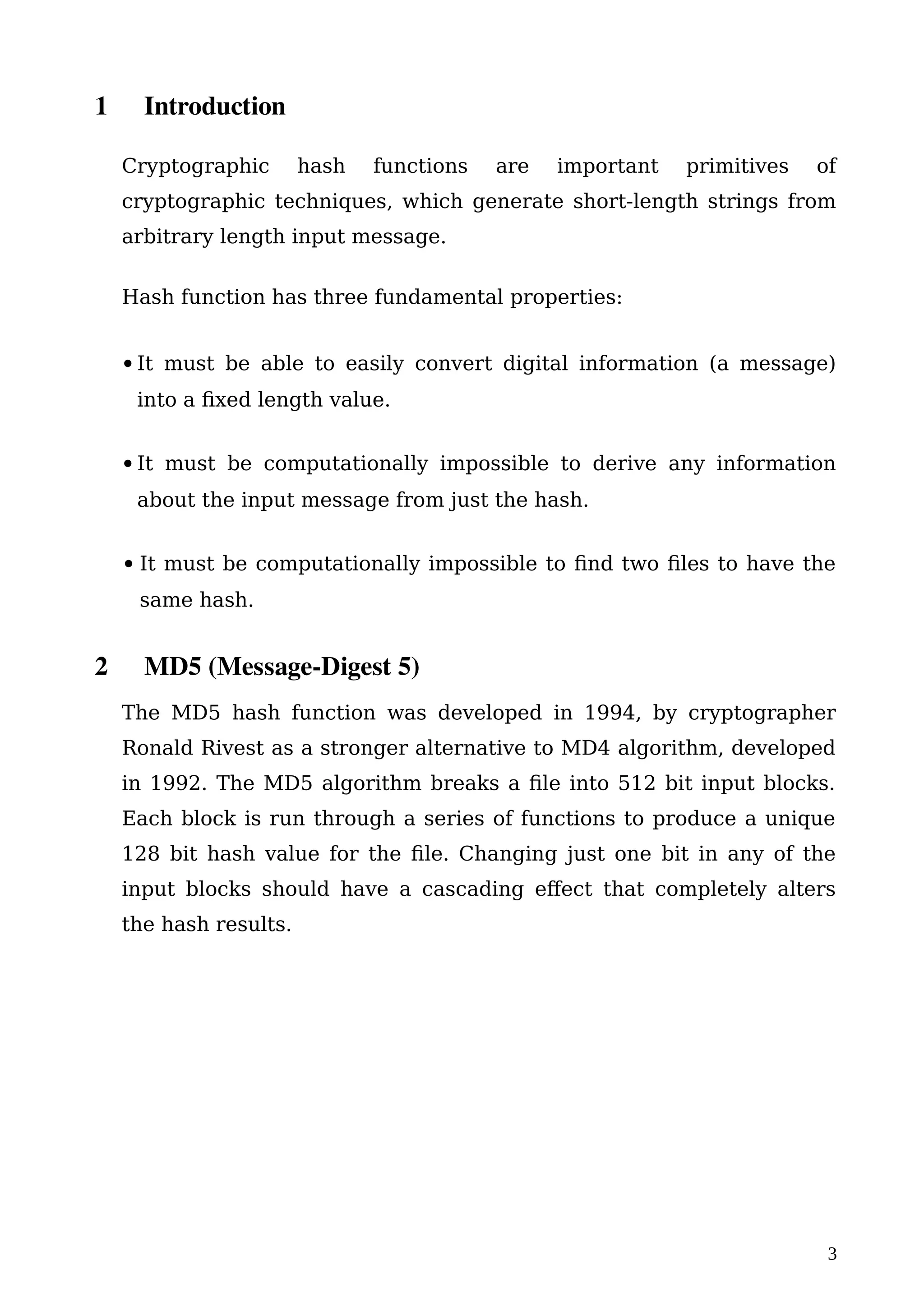 Implementation of rainbow tables to crack md5 codes | PDF