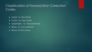 Implementation of reed solomon codes basics | PPTX