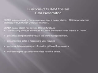 Implementation of scada system in mci | PPTX