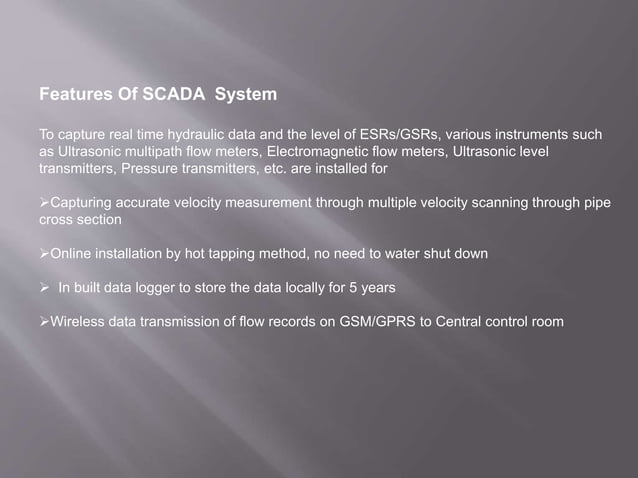 Implementation of scada system in mci | PPTX