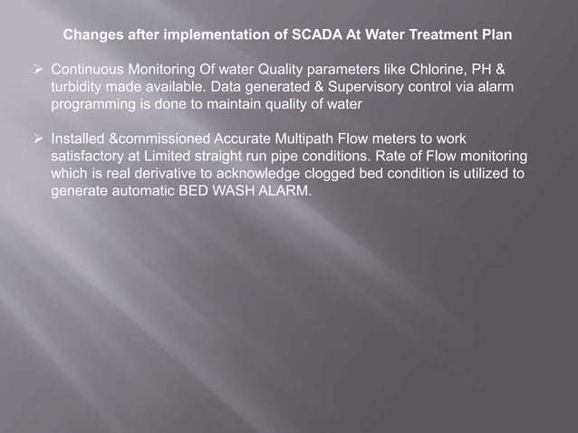 Implementation of scada system in mci | PPTX
