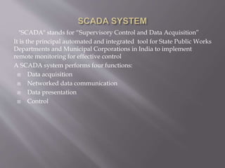 Implementation of scada system in mci | PPTX