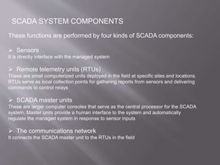Implementation of scada system in mci | PPTX
