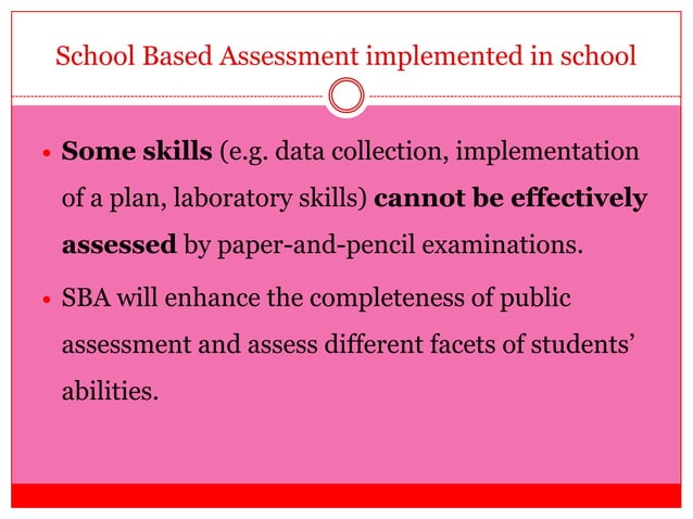 Implementation of school based assessment(paling new) | PPT