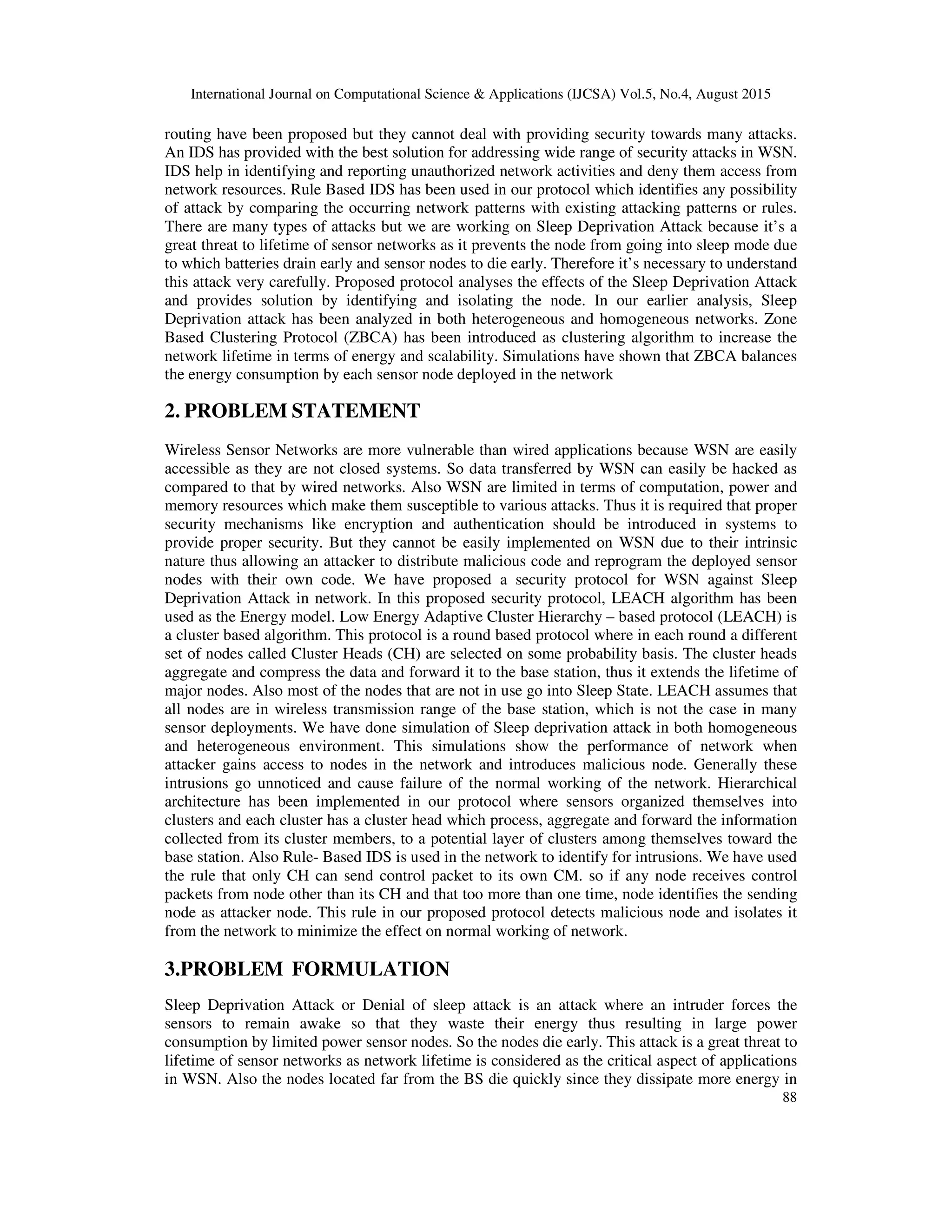 Implementation Of Security Protocol For Wireless Sensor Pdf