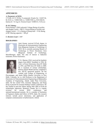 Implementation of self excited induction generator (seig) with igbt ...