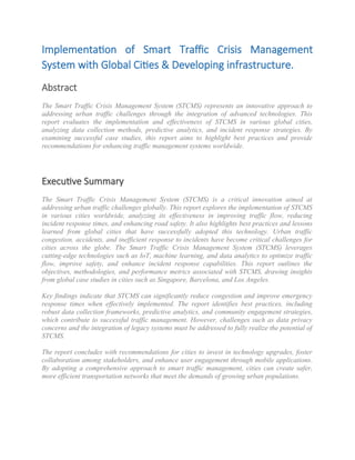 Implementation of Smart Traffic Crisis Management System with Global ...