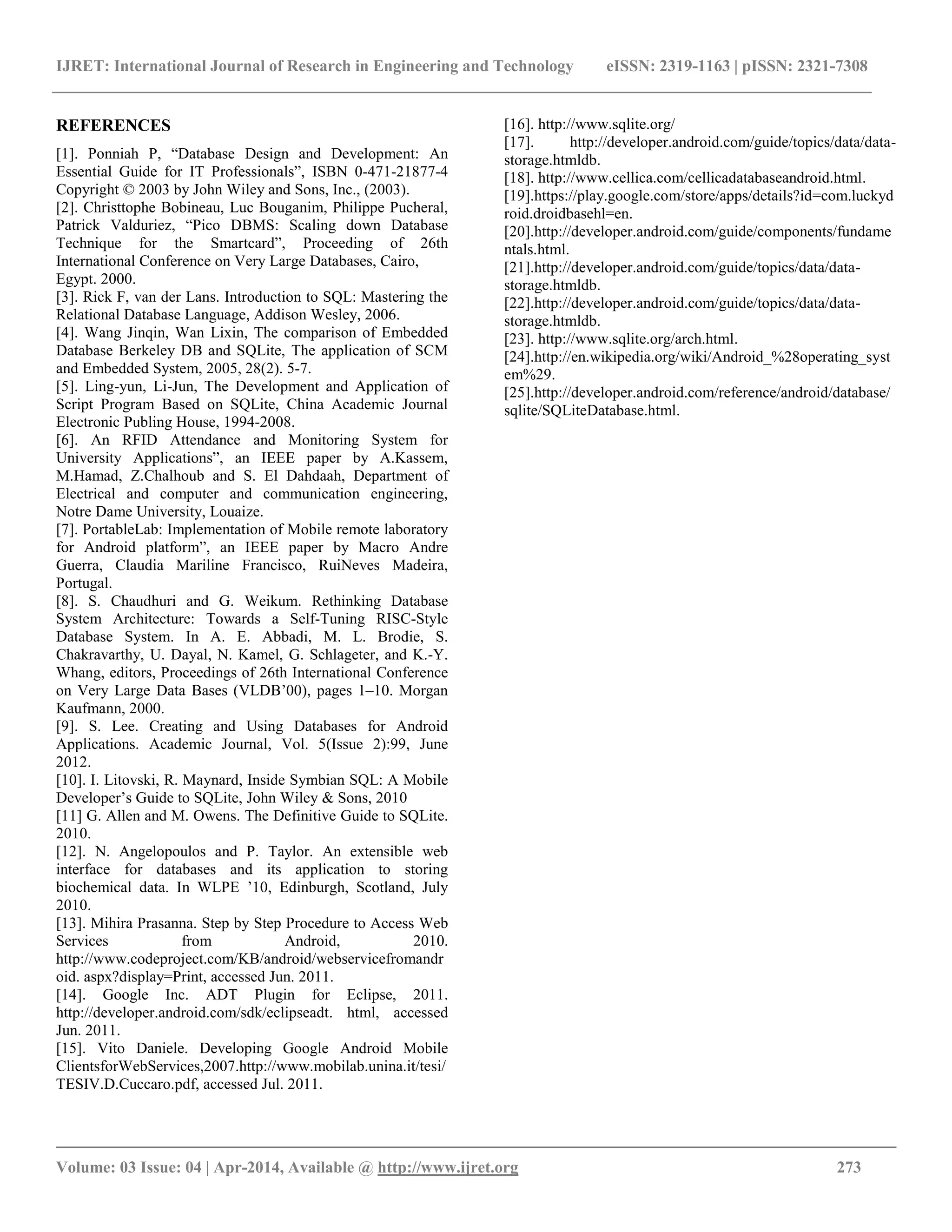 Implementation Of Sql Server Based On Sqlite Engine On Pdf 