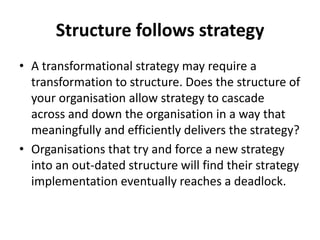 Implementation of strategy | PPTX