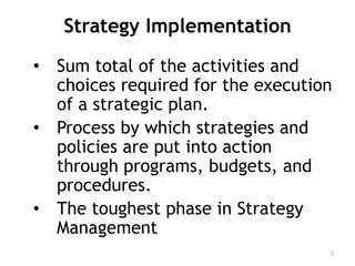 Implementation of strategy | PPT
