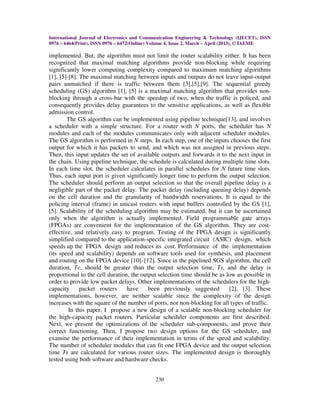 Implementation of switching controller for the internet router | PDF