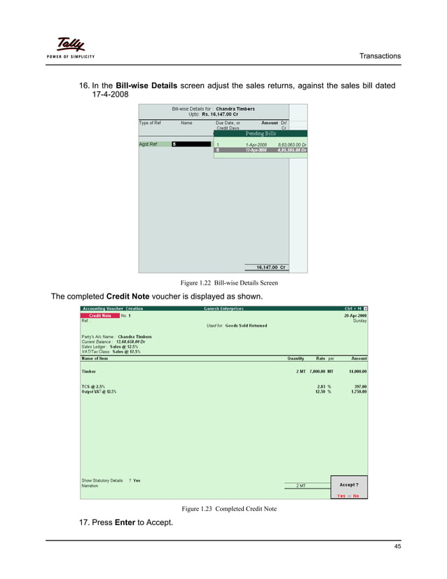 TCS In Tally Erp 9 | PDF