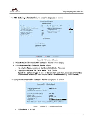 Implementation of tcs in tally erp 9 | Tally Implementation Services ...