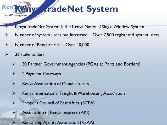 Implementation of the Kenya National Single Window System_KENTRADE_SW…