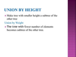 Implementation of union | PPTX