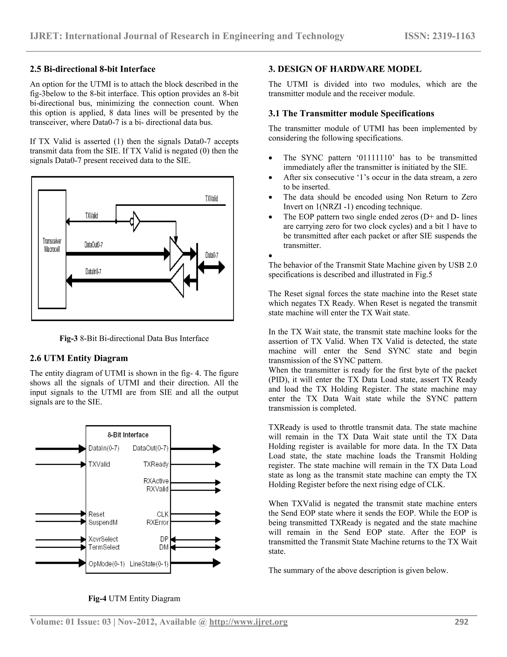 Implementation of usb transceiver macrocell interface | PDF