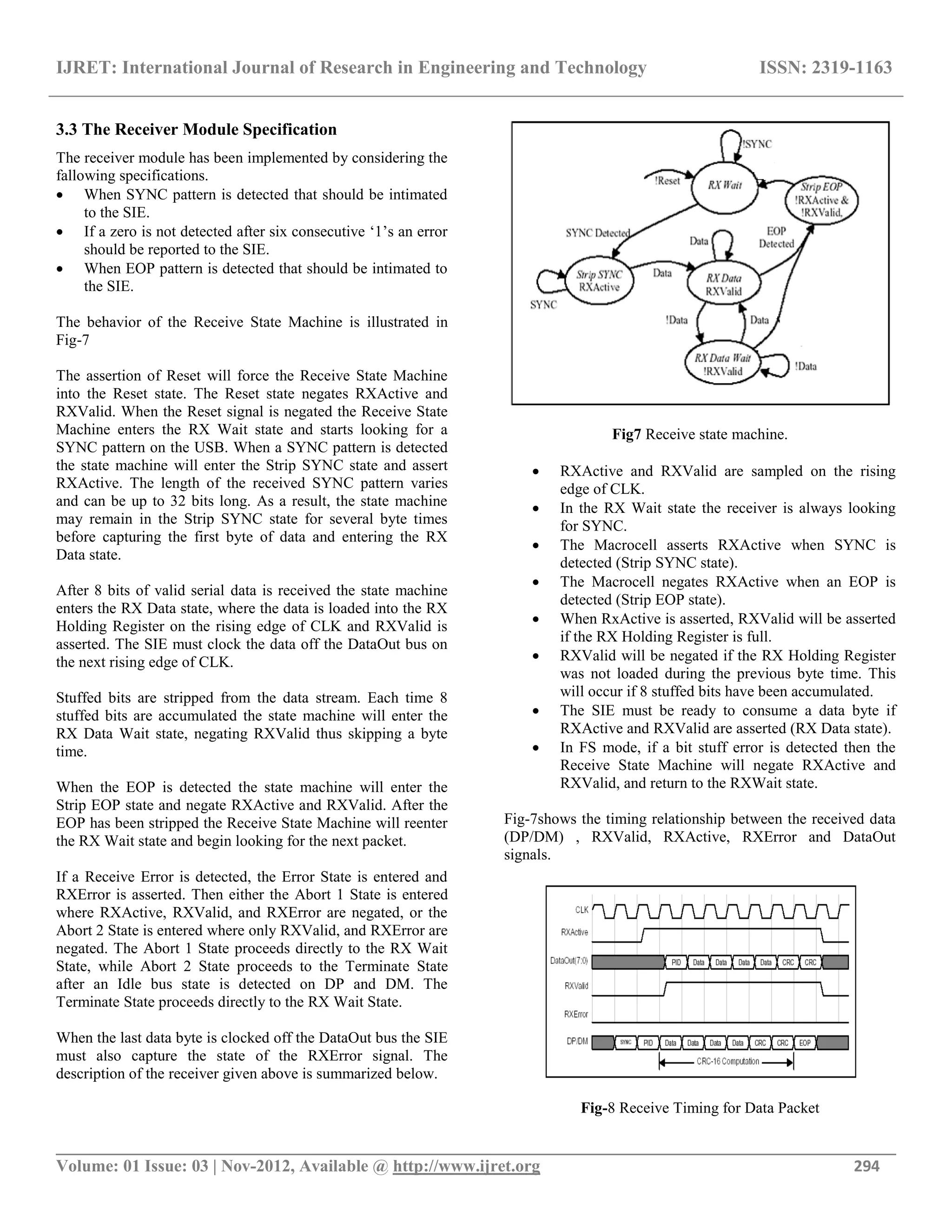 Implementation of usb transceiver macrocell interface | PDF