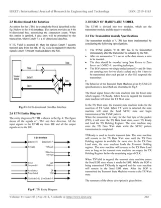 Implementation of usb transceiver macrocell interface | PDF