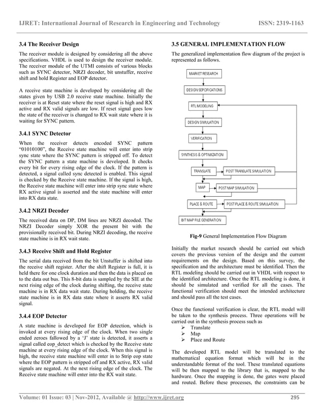 Implementation of usb transceiver macrocell interface | PDF