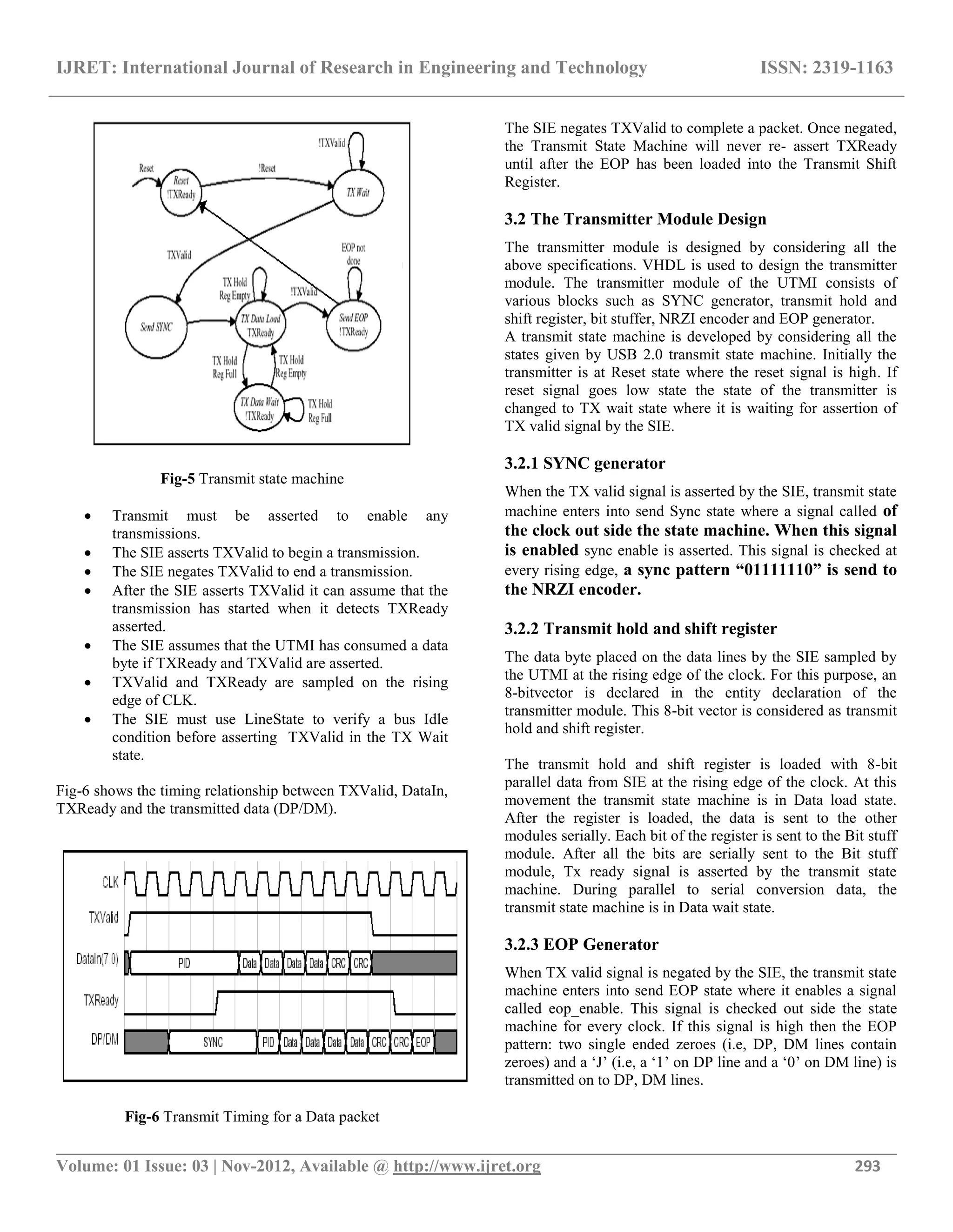 Implementation of usb transceiver macrocell interface | PDF