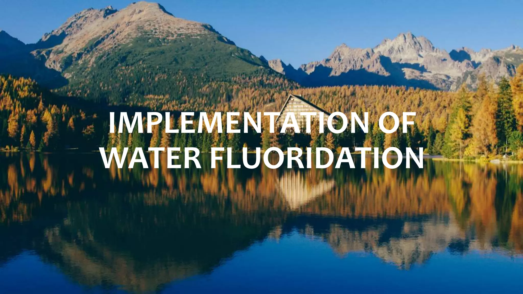 Implementation of water fluoridation in malaysia (malay) | PPTX