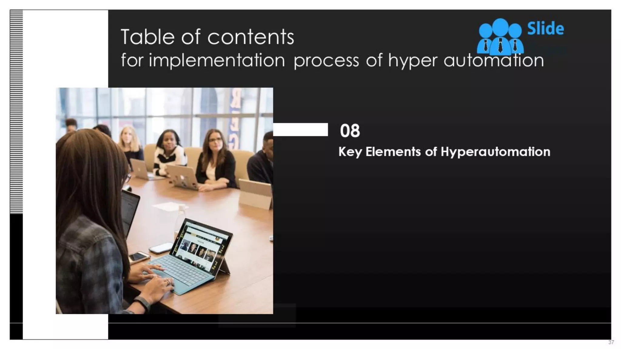 Implementation Process Of Hyper Automation Powerpoint Presentation Slides | PPT