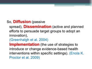 Implementation research | PPTX