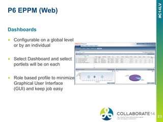 Implementation review eppm p6 8.2 at a major utility - Oracle Primavera ...