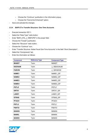 Implementation stepsnote1714749 (1) | PDF