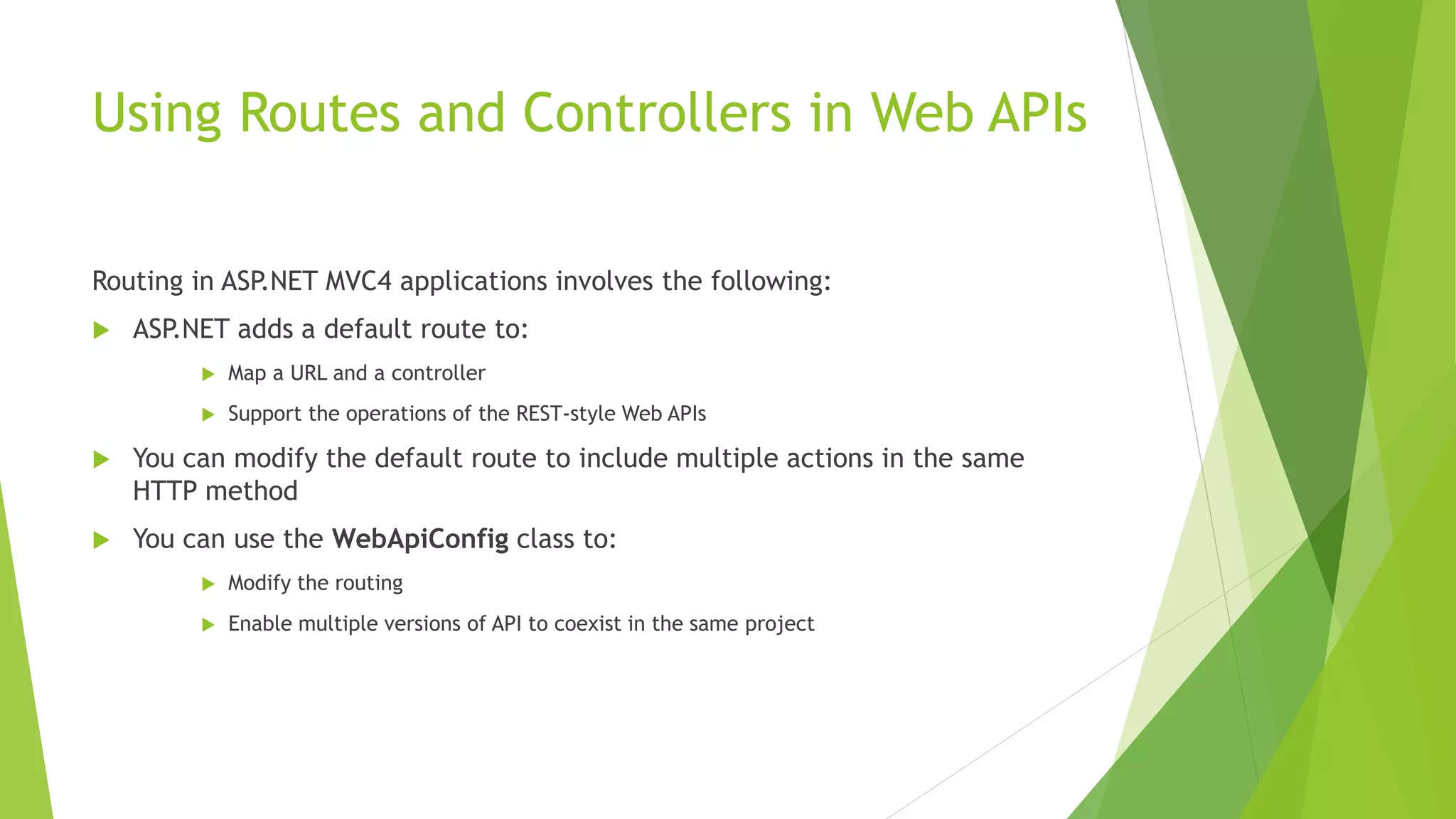 Implementation web api | PPTX
