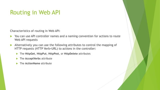 Implementation web api | PPTX